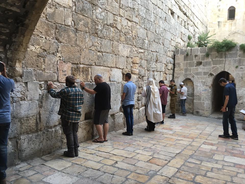Making a minyan at the Kotel HaKatan! - Heritage House | Jerusalem ...